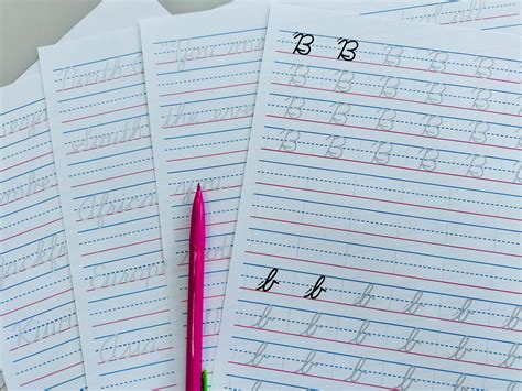 Printable Cursive Handwriting Worksheets For Cursive Practice Book Elementary Cursive