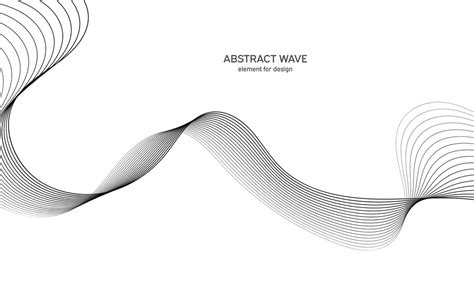 Premium Vector Stylized Wave Line