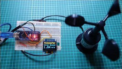 Wind Speed Meter Using Anemometer Arduino