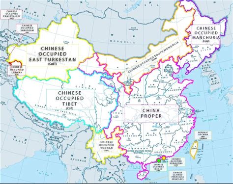 Chinese Occupied Territories And China Proper R Mapporn