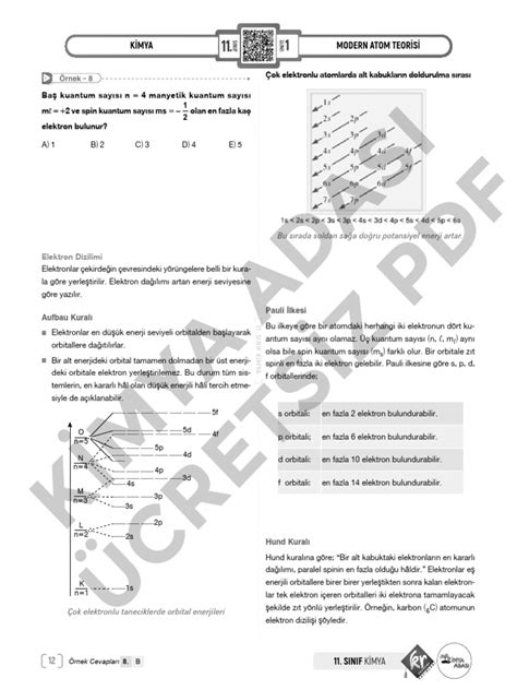 Sınıf Kimya 3 Ders Pdf