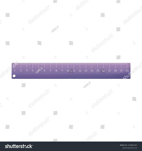 Ruler Vector Illustration Tool Drawing Engineers Stock Vector Royalty