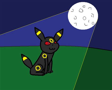 Umbreon In The Moon Light By Pokesonic681 On Deviantart