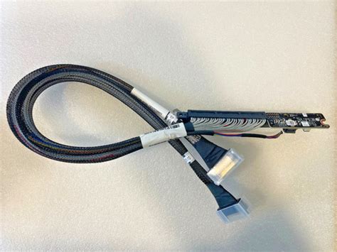 Supermicro Aom Pcie5 Gp201 10 Cable Riser 400mm 2 Mcio To 1 Pcie X16