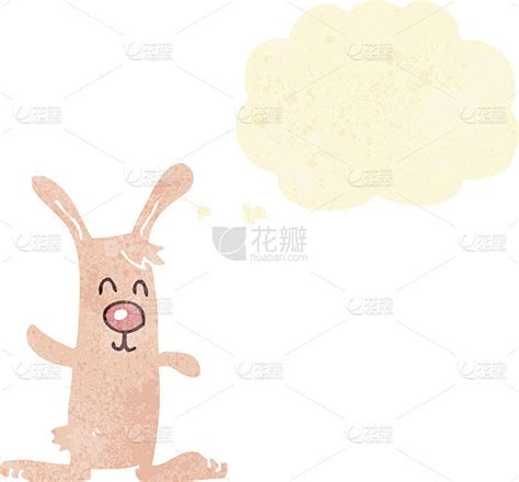 复古卡通搞笑兔子