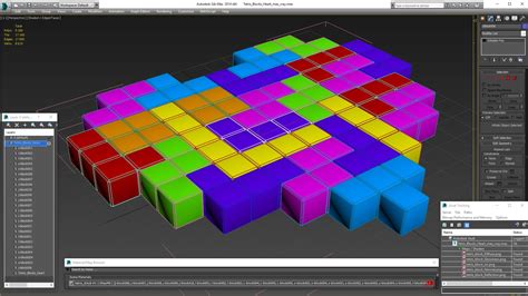 Tetris Blocks Corazón Modelo 3d 19 3ds Blend C4d Fbx Max Ma Lxo Obj Free3d