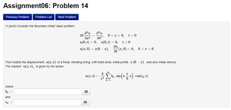 Solved Assignment06 Problem 14 Previous Problem Problem