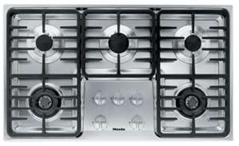 Miele Km3475g 36 Natural Gas Cooktop With Linear Grates Stainless