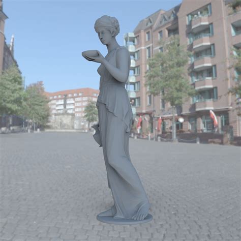 Hebe Statue 3d Model Max