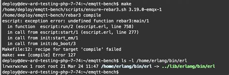 error ~ emqtt bench make home deploy emqtt bench scripts ensure