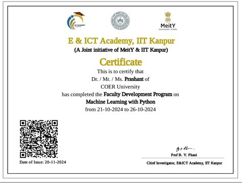 machinelearning pythonprogramming iitkanpur fdp ai datascience… prashant shrivastav 10