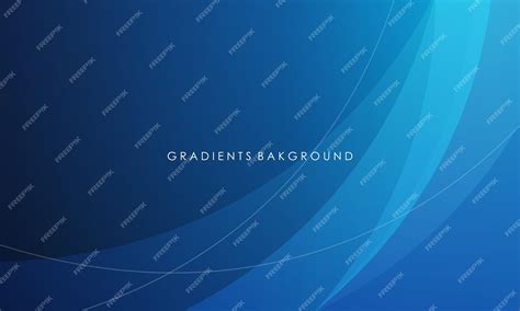 Premium Vector Gradients Abstract Background With Blue Color Concept