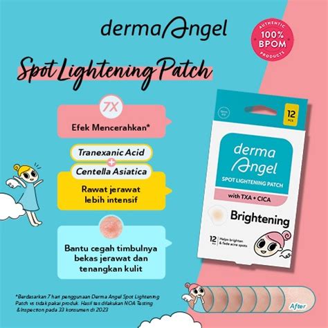 Jual Derma Angel Acne Spot Lightening Patch Shopee Indonesia