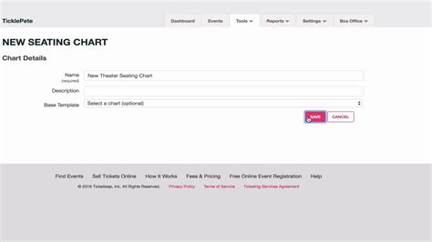Auditorium Seating Chart Template