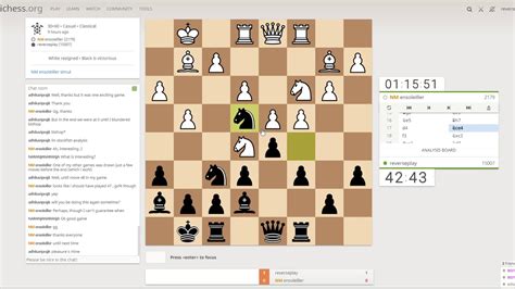 Lichess Classical 3060 Nm Ensoleiller Vs Joan Apita Reverseplay