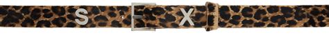 Martine Rose Brown Sex Belt Martine Rose