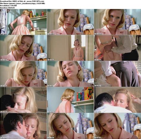 Naked January Jones In Mad Men