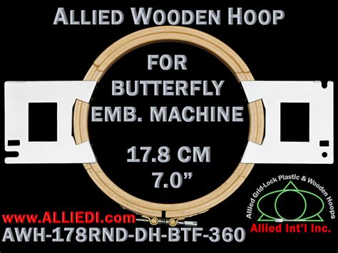 Butterfly Hoop Embroidery Frame 360 Mm Sew Field Arm Spacing