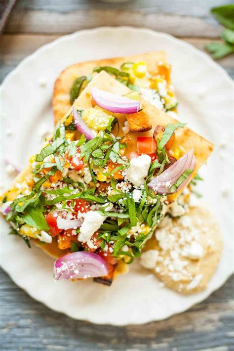 Rainbow Feta Flatbread The Live In Kitchen