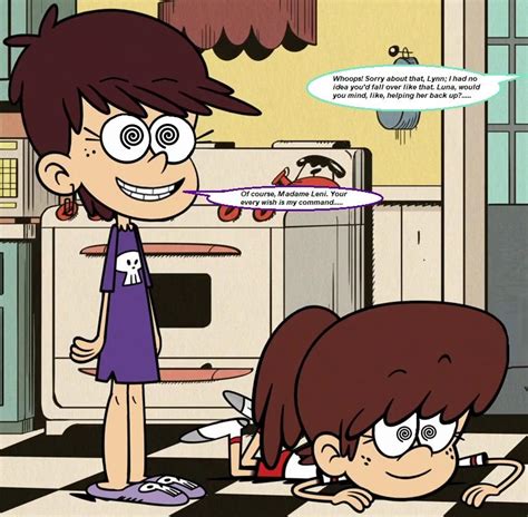 Luna And Lynn Hypnotized To Obey Leni By Thomaslover88 On Deviantart