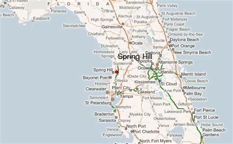 Map Spring Hill Florida
