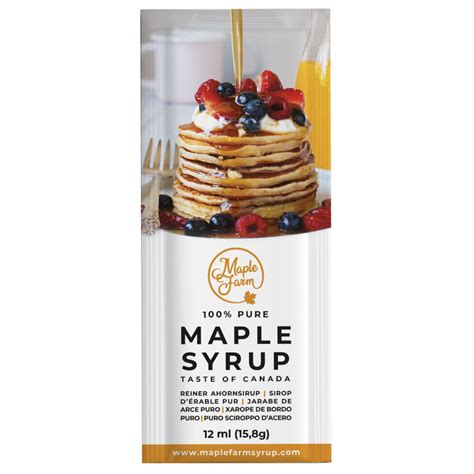 Sciroppo Dacero Dark 8 Bustine Monodose Maplefarm