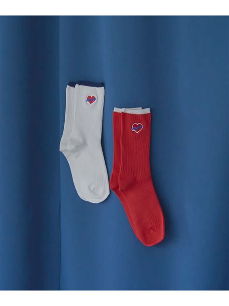【楽天市場】【sale／25off】sunny Sports別注ハート刺繍リブソックス Coen コーエン 靴下・レッグウェア 靴下