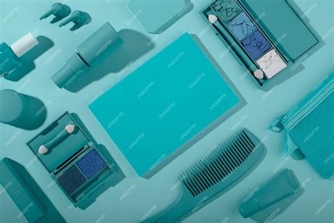 Free Photo Blue Model Career Kit Arrangement