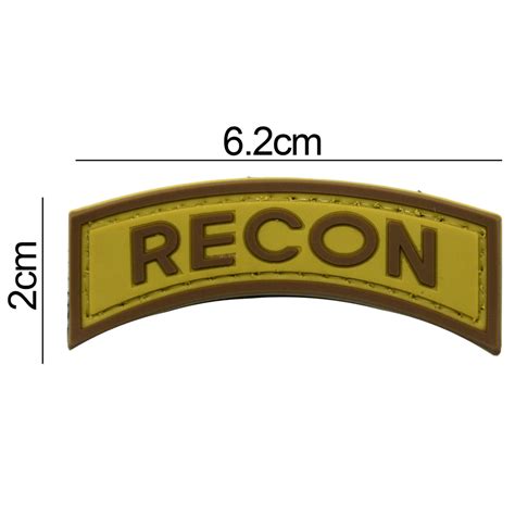 Recon Tab Patch Tan Razor Edge Group