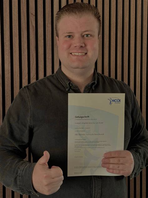 🎓 Geslaagd Rob Van Boxtel