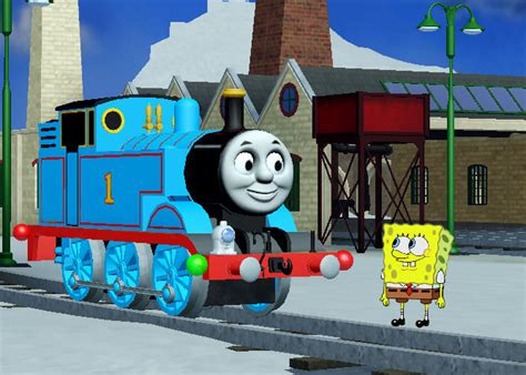 Thomas Meets Spongebob By Jasperthelms2f On Deviantart