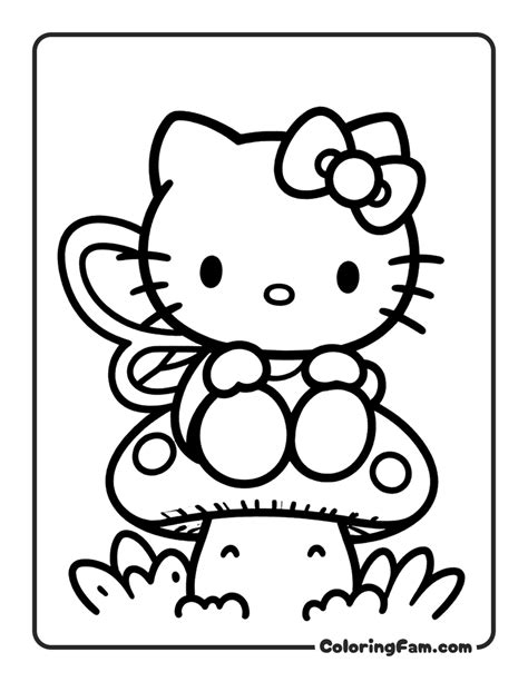Hello Kitty Coloring Pages 80 Cute And Free Printable Pdf