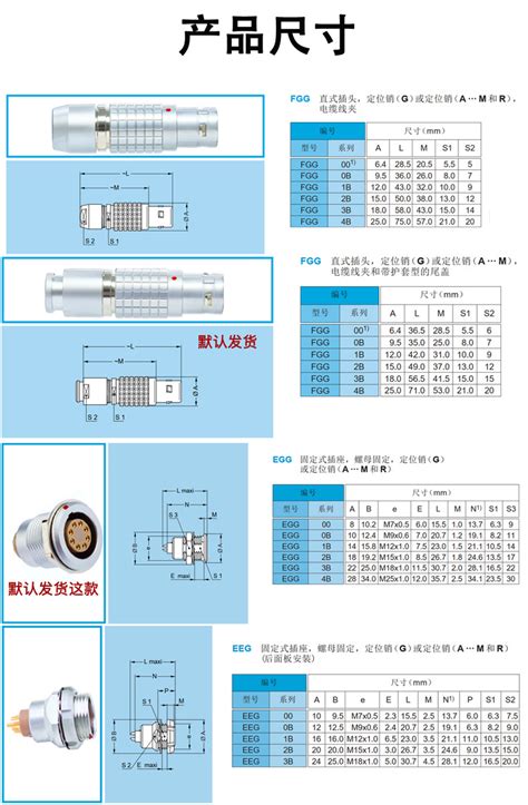 兼容 雷莫 Lemo航空插头fgg 00 1b 2b3b 4 8芯插拔自锁金属连接器 阿里巴巴