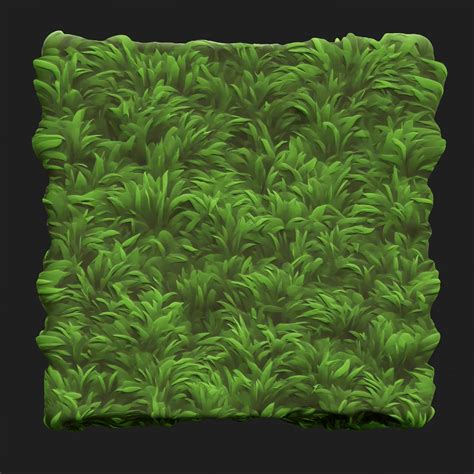 Stylized Grass Seamless Texture Flippednormals