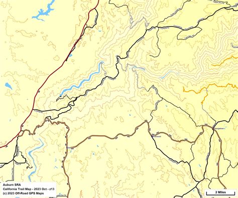 Auburn Sra California Trail Map