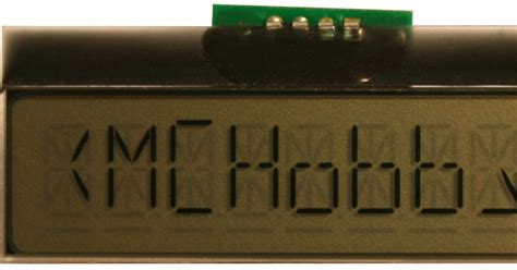 Afficheur Lcd 1x9 Alphanumérique Module Uext Pour Arduino Et Micropython Mchobby Le Blog