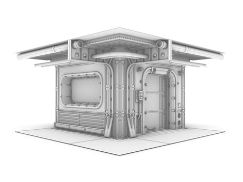 Vault 33 Hallway Kit Model Turbosquid 2224057