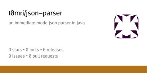 T0mrijson Parser An Immediate Mode Json Parser In Java