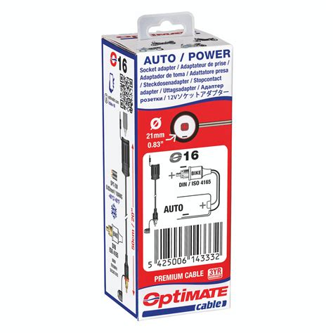 O16 Din Plug To Cig Socket