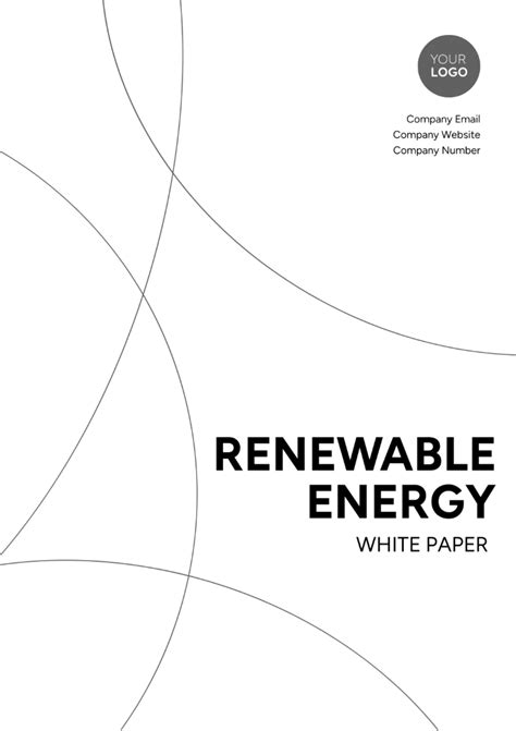 Free Renewable Energy Templates To Edit Online