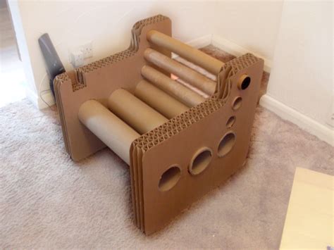 Cardboard Chair Design No Glue
