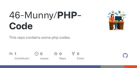 Github 46 Munnyphp Code This Repo Contains Some Php Codes