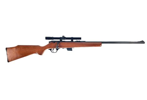 Lot Marlin Glenfield Model 25 Bolt Action 22 Cal Rifle With Scope