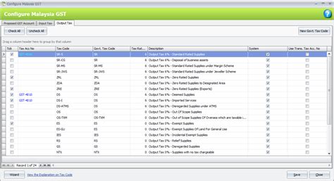 Tax Code Maintenance Autocount Resource Center