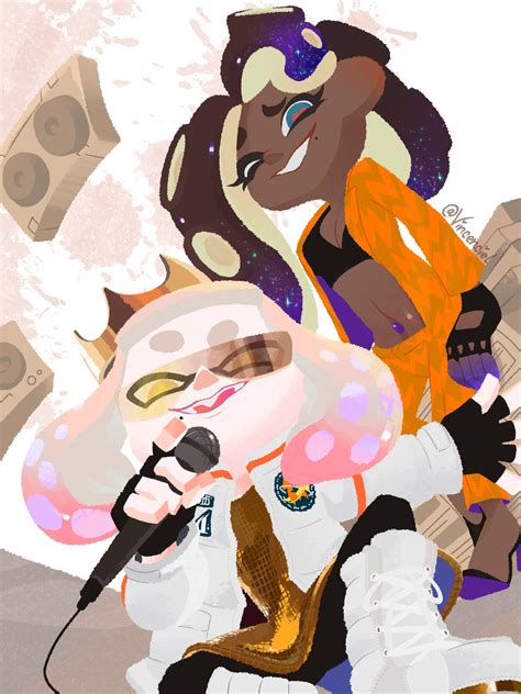 Vincenciel Marina Damp Socks Feat Off The Hook Splatoon Marina Splatoon Pearl Damp