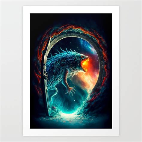 Portal Monster Art Print By James Garcia Monster Art Creature