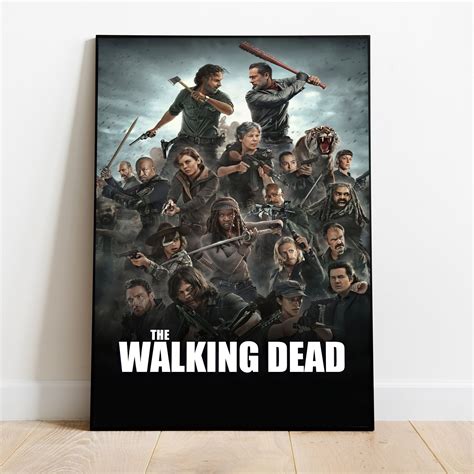 The Walking Dead Poster Wall Art And Home Decor Zombie Apocalypse Tv