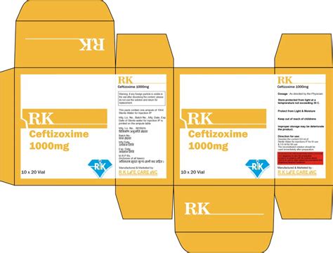 Rk Ceftriaxone Sodium At Best Price In New Delhi Id 2852091123597