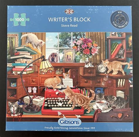 10411 Gibson 27 X 193 Steve Read Writers Block 1000 Piece