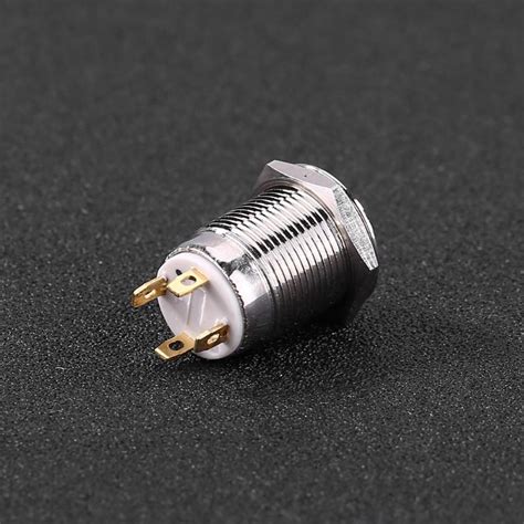 12mm Self Recovery Led 3v Metal Button Switch Inst Grandado